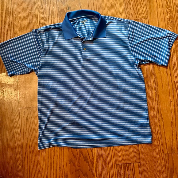 Pebble Beach | Shirts | Pebble Beach Navy And White Polo Shirt | Poshmark